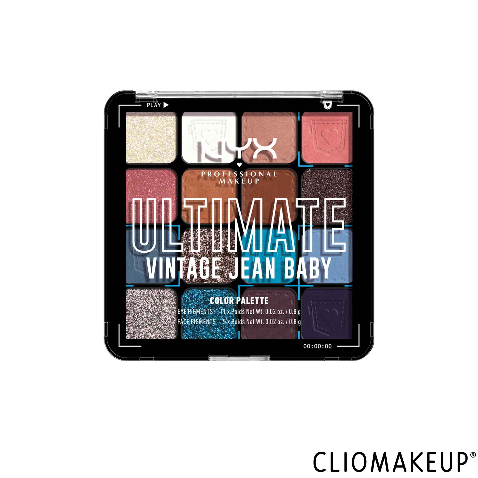 Recensione Palette NYX Ultimate Vintage Jean Baby Eyeshadow Palette